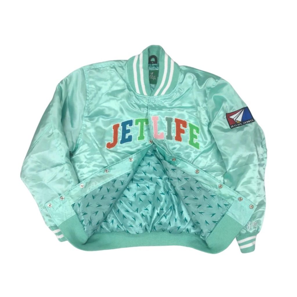 Jet Life Satin Jacket V2 - Tiffany - Cruisin City
